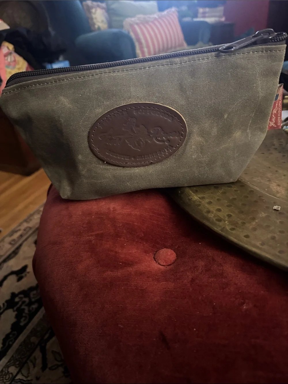 Frost River Reliable Softgoods | Bags | Olive Waxed Canvas Toiletry ...
